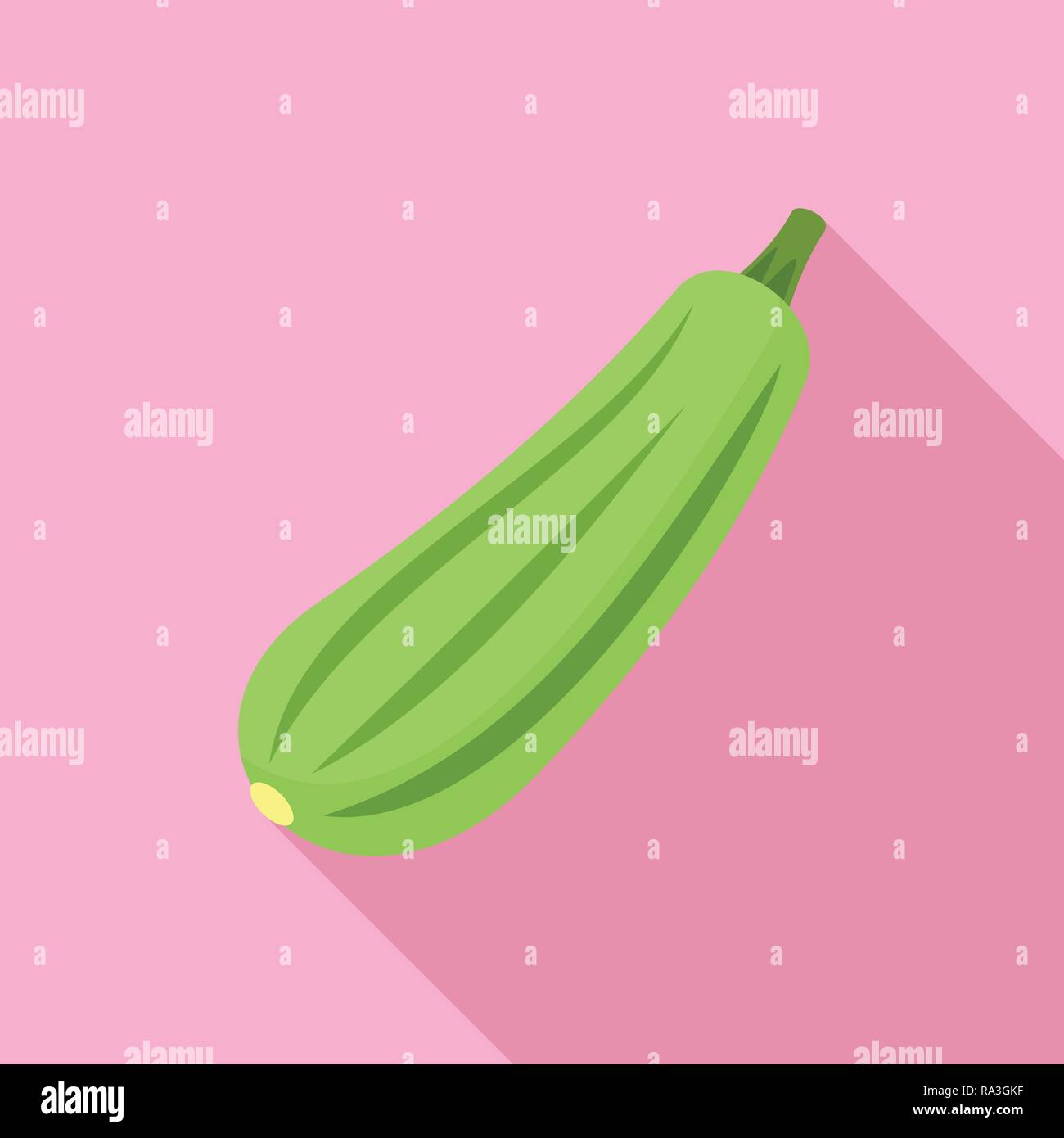 Bottle gourd icon. Flat illustration of bottle gourd vector icon for ...
