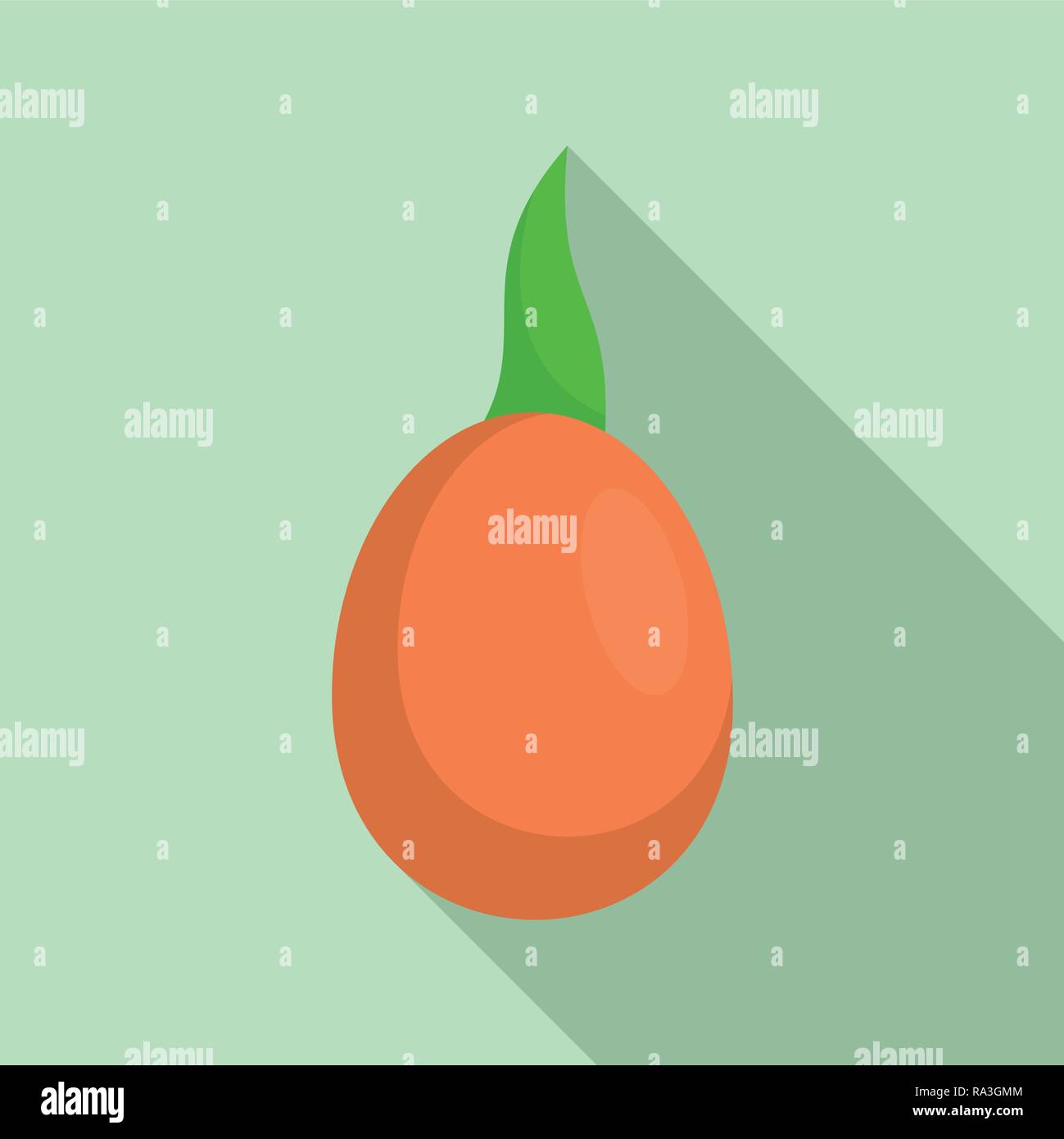 Seed grow icon. Flat illustration of seed grow vector icon for web ...