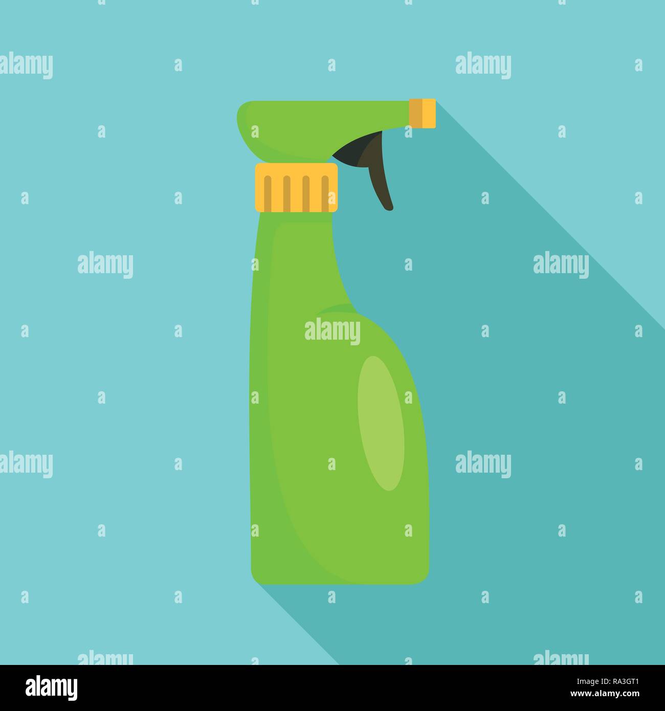 Spray bottle icon. Flat illustration of spray bottle vector icon for ...