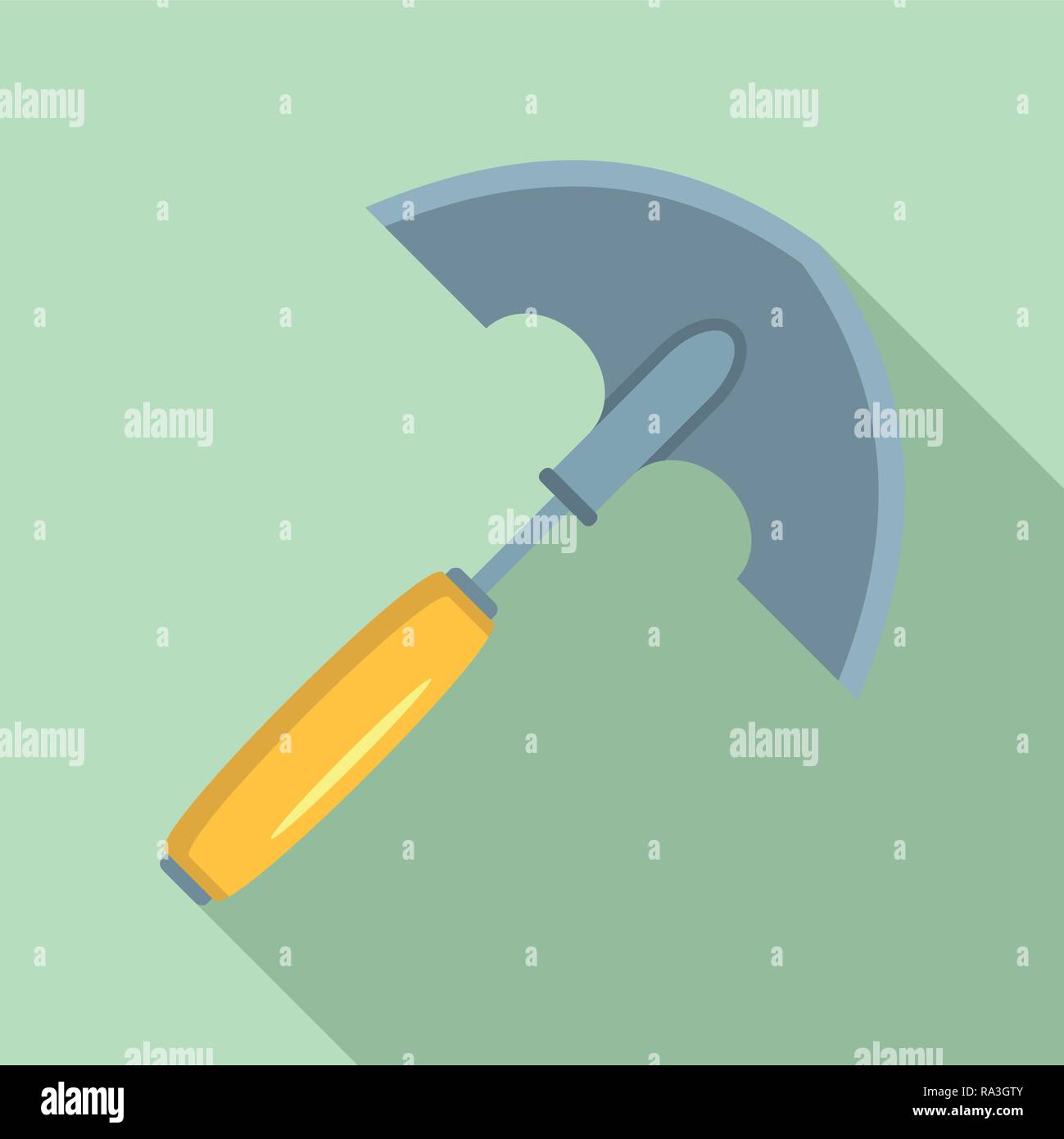 Hand dig icon. Flat illustration of hand dig vector icon for web design ...