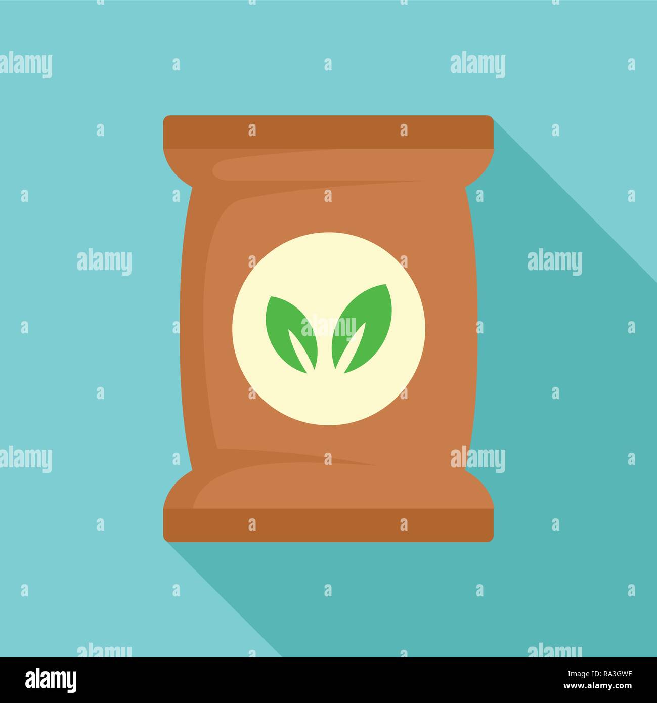 Seed plant pack icon. Flat illustration of seed plant pack vector icon ...