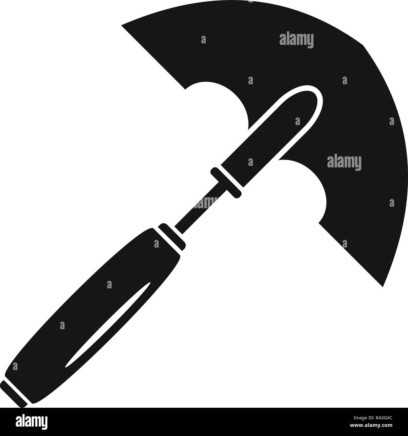 Hand dig icon. Simple illustration of hand dig vector icon for web ...