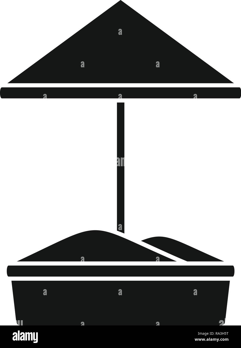Sand kid playground icon. Simple illustration of sand kid playground ... Sand kid playground icon. Simple illustration of sand kid playground ...