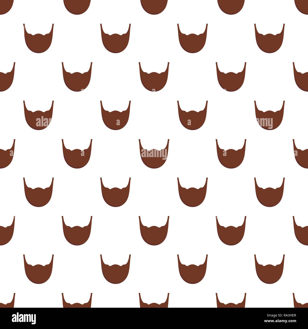 Man beard pattern seamless vector repeat for any web design Stock ...