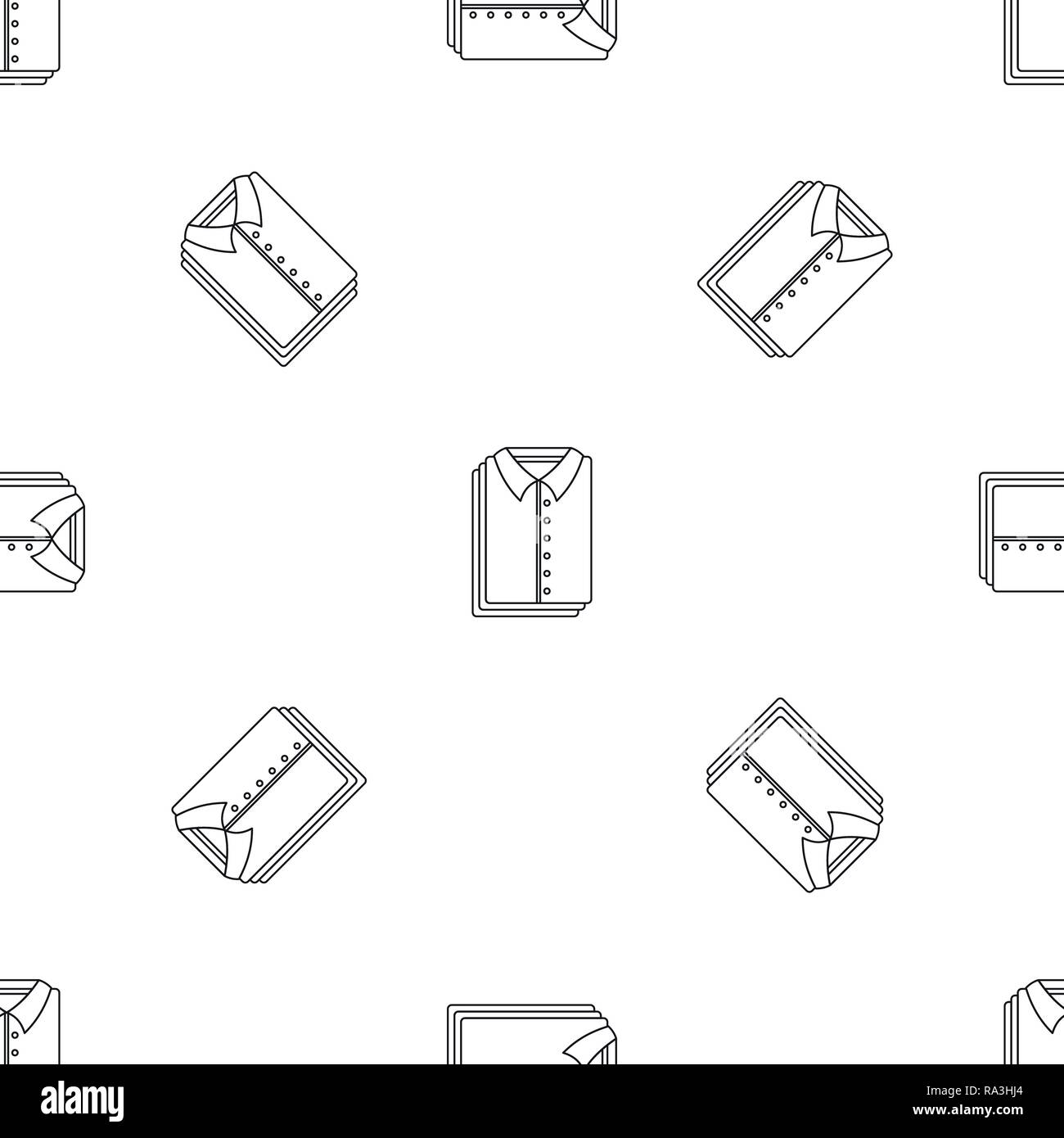 Clean shirts icon. Outline illustration of clean shirts vector icon for ...