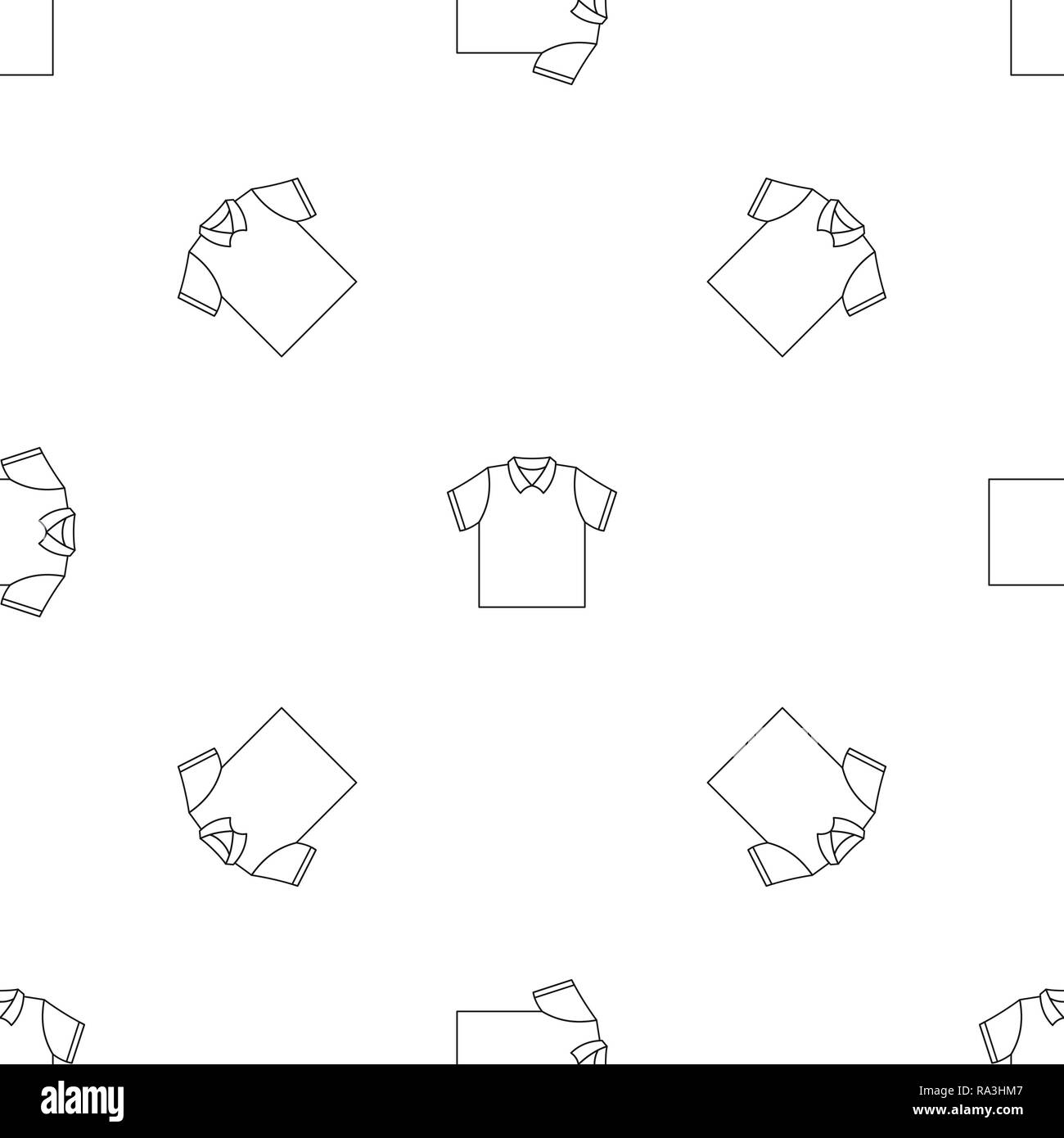 Clean polo shirt icon. Outline illustration of clean polo shirt vector ...