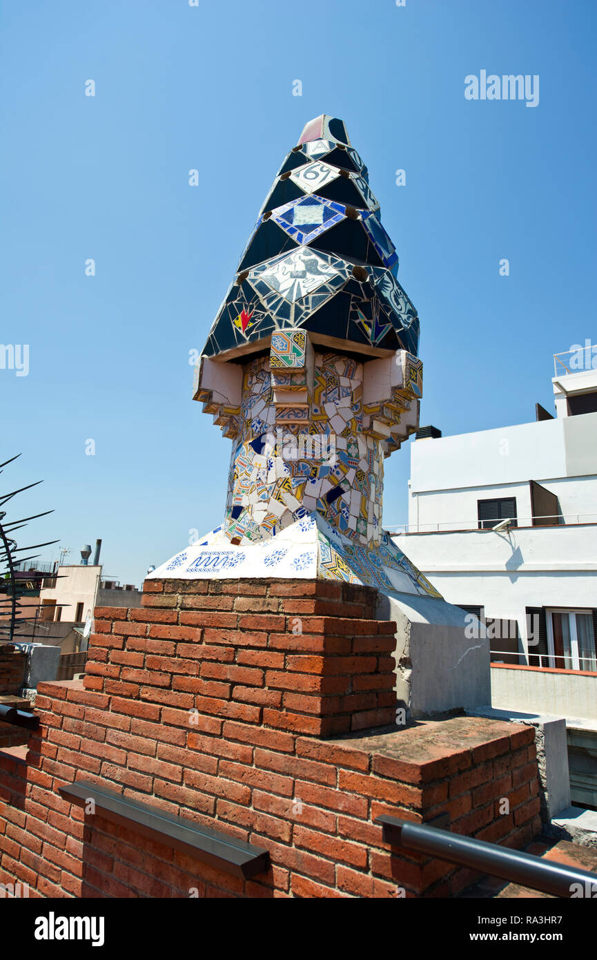 Mosaic work antoni gaudi on hi-res stock photography and images - Alamy