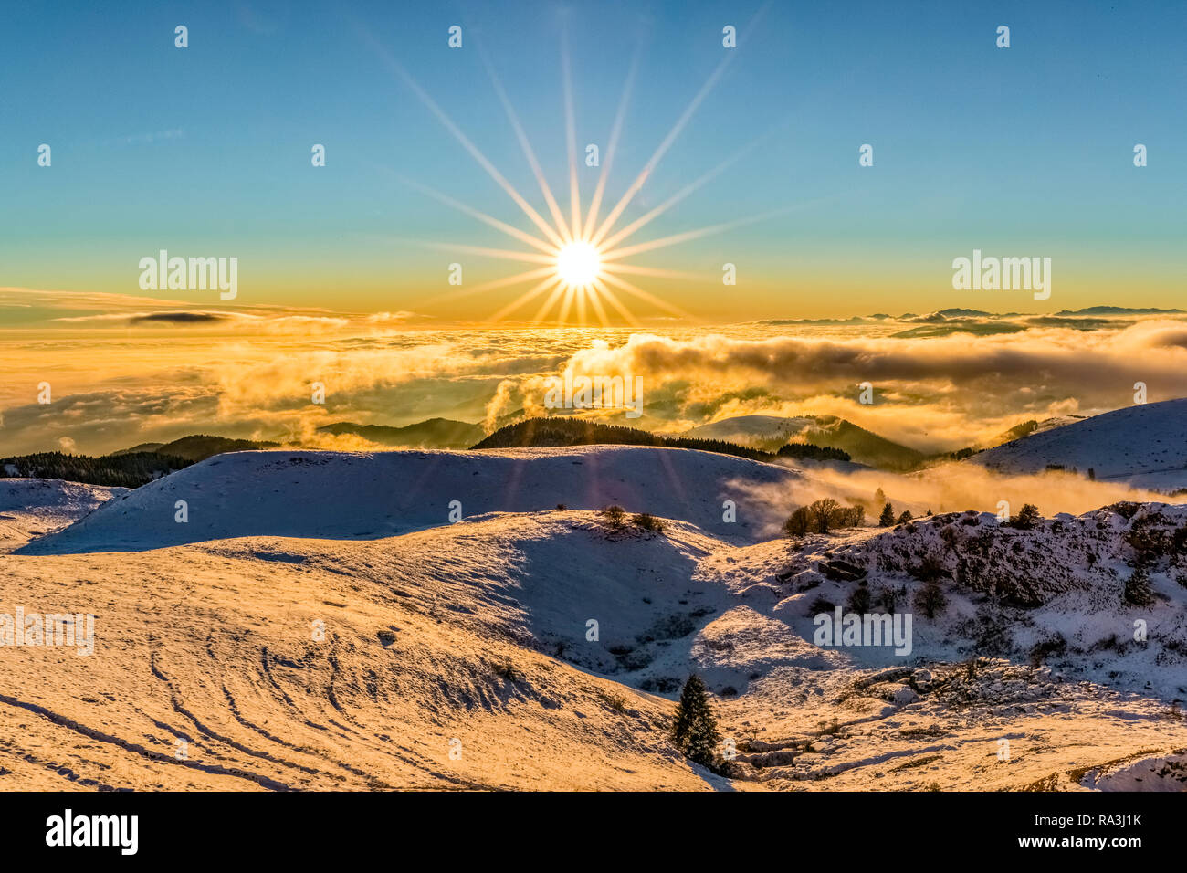 Italy Veneto Monte Grappa Stock Photo - Alamy