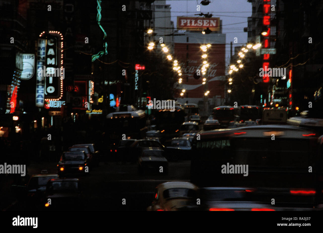 1980s montevideo at night hi-res stock photography and images - Alamy