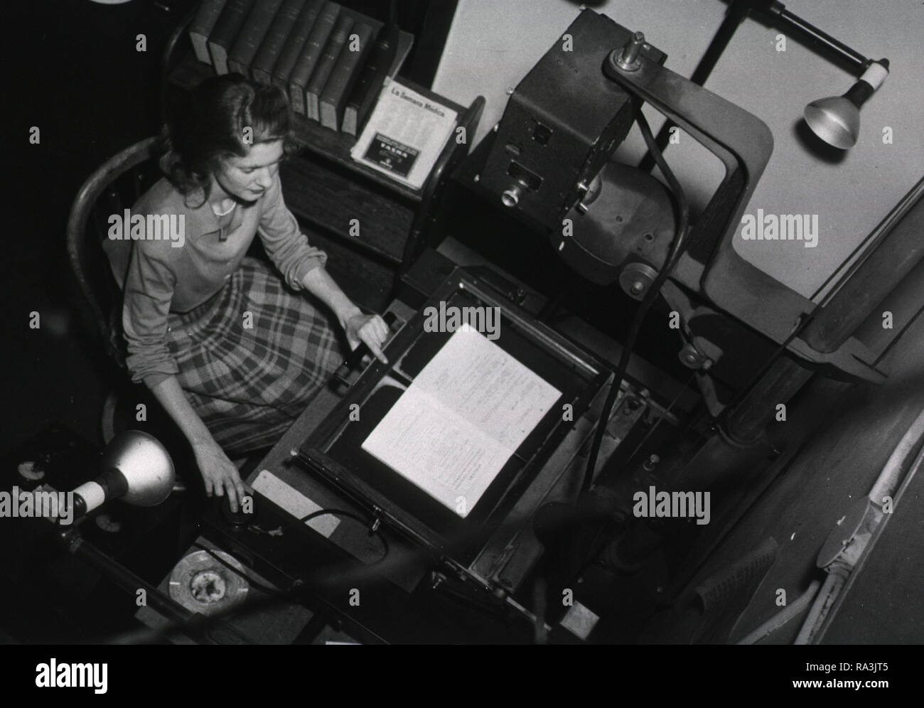 1960s recordak machine hi-res stock photography and images - Alamy