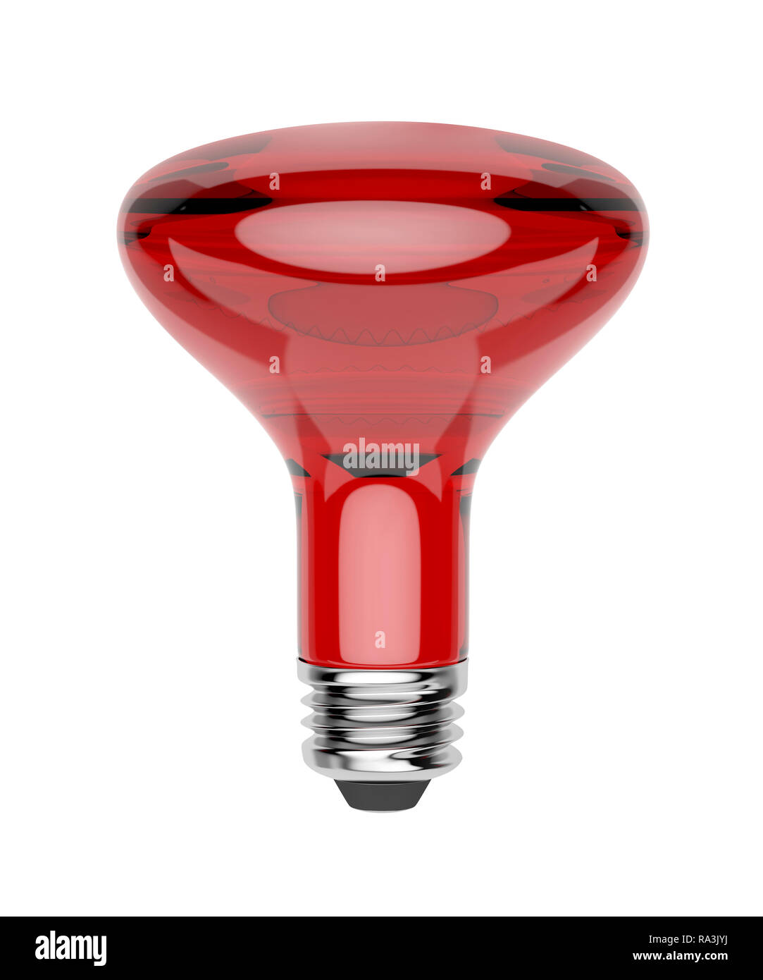 Infrared bulb isolated on white background Stock Photo - Alamy