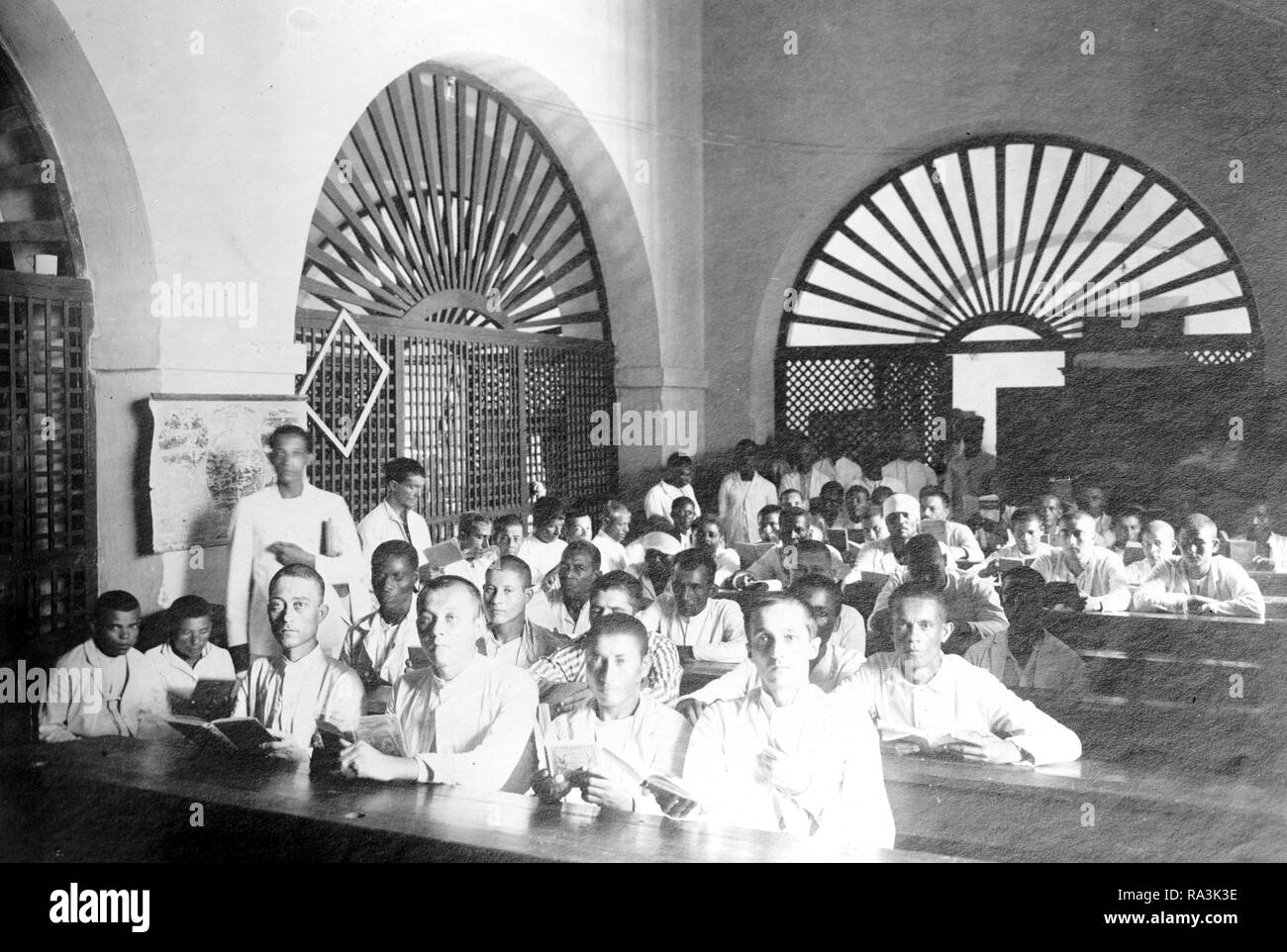 Students in a school in Puerto Rico ca. 1912 Stock Photo - Alamy