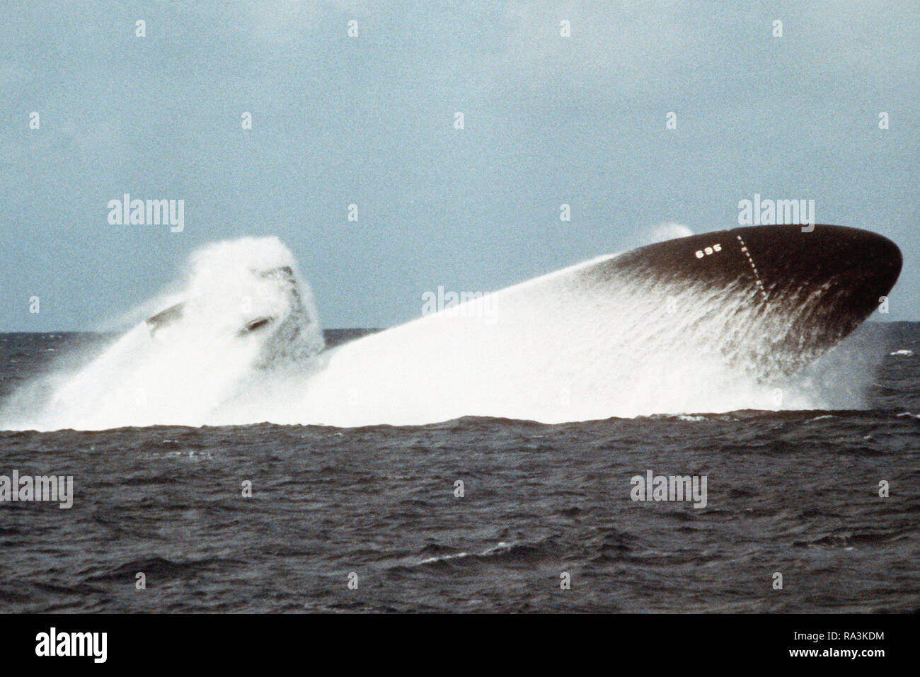 1978 - A starboard view of the nuclear-powered attack submarine ...