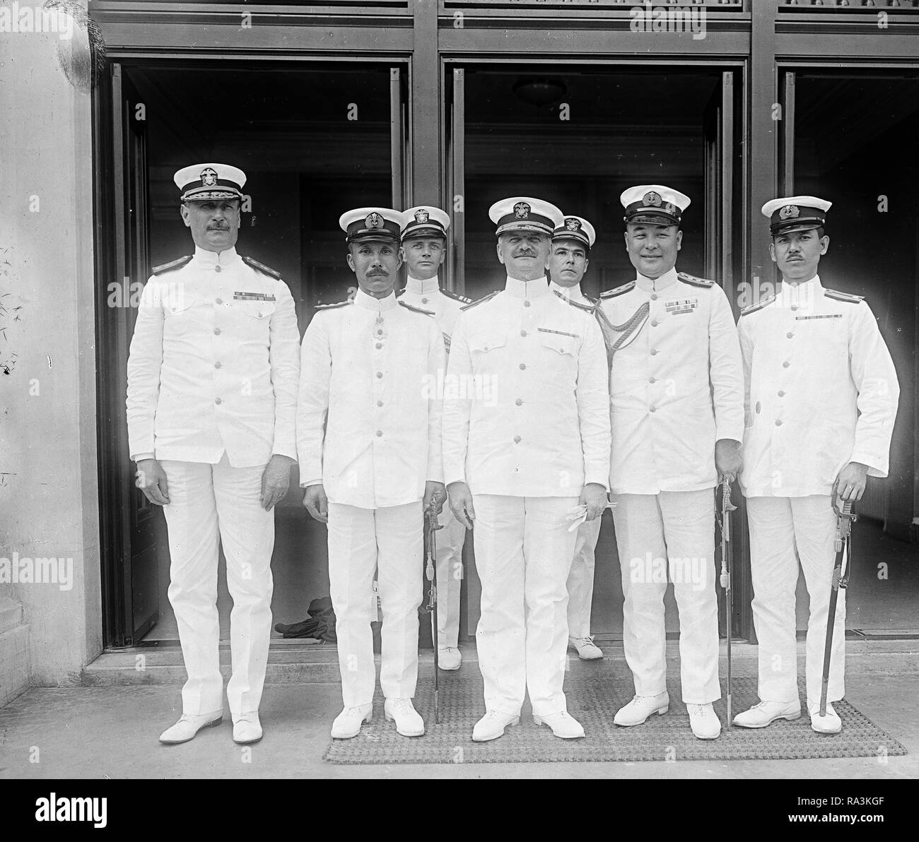 Japanese Naval officers ca. 1905-1945 Stock Photo - Alamy