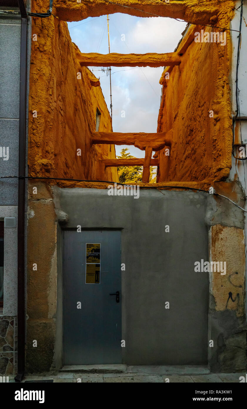 stairway to heaven? or just a missing building Stock Photo - Alamy