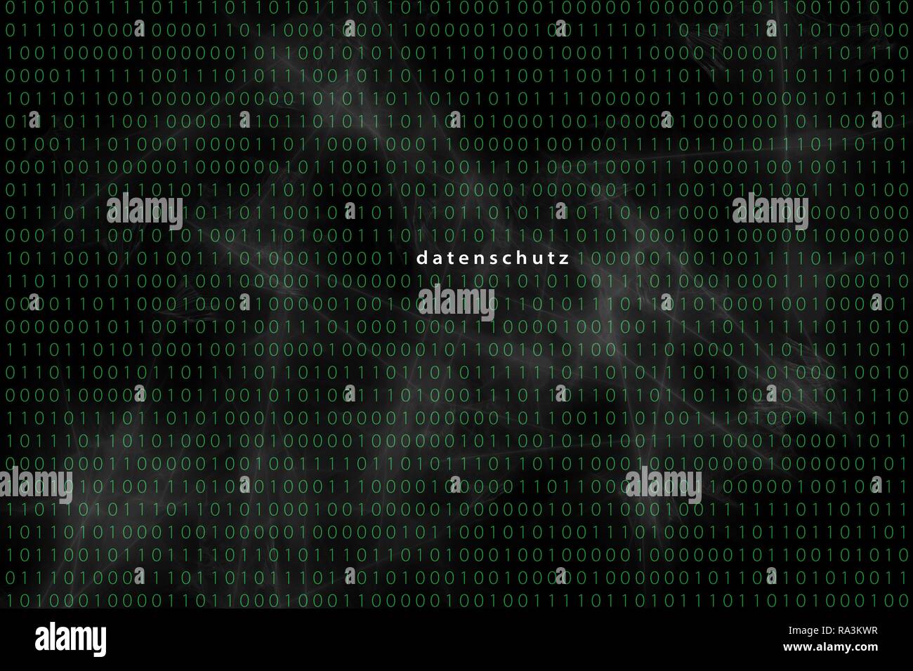 Computer matrix with word data protection, Germany Stock Photo - Alamy