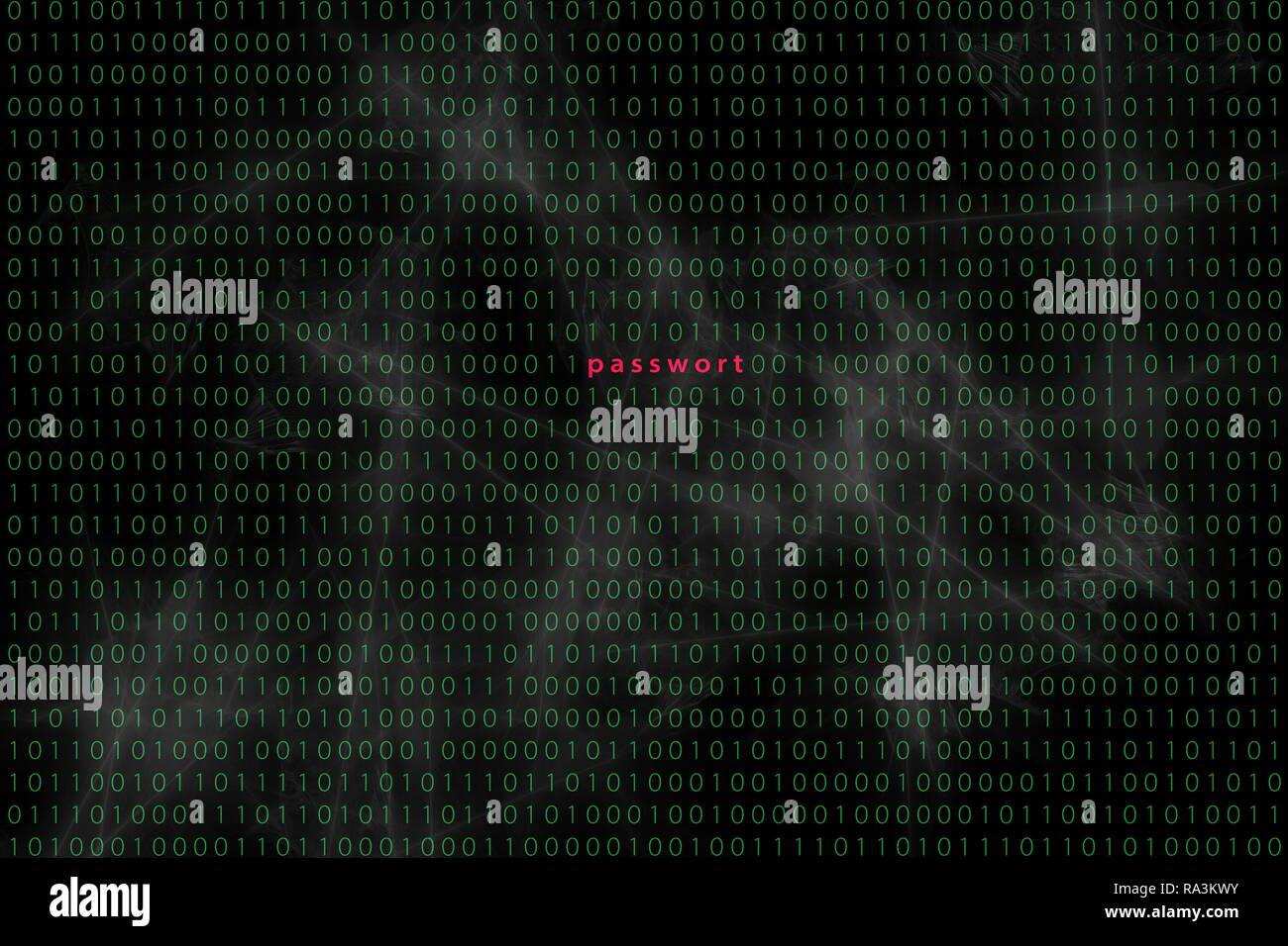 Computer matrix with word security, password, Germany Stock Photo - Alamy