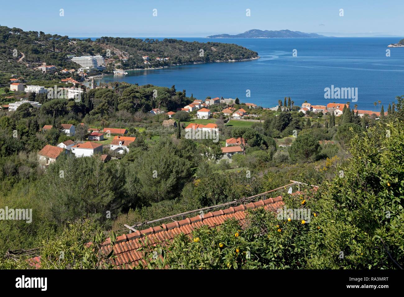 Lopud Island, Elaphite Islands, Dalmatia, Croatia Stock Photo - Alamy
