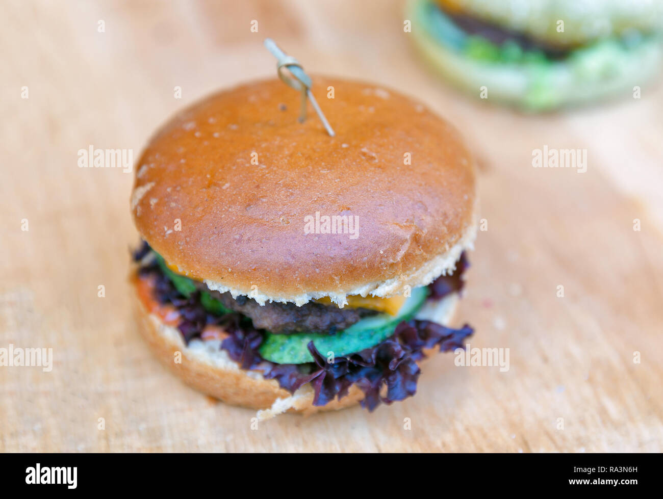 Closeup burger hi-res stock photography and images - Alamy