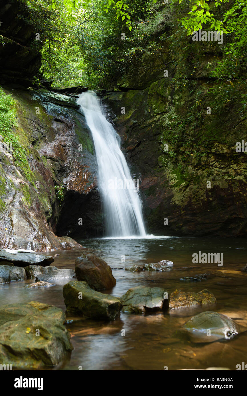 Courthouse falls from water level Stock Photo - Alamy