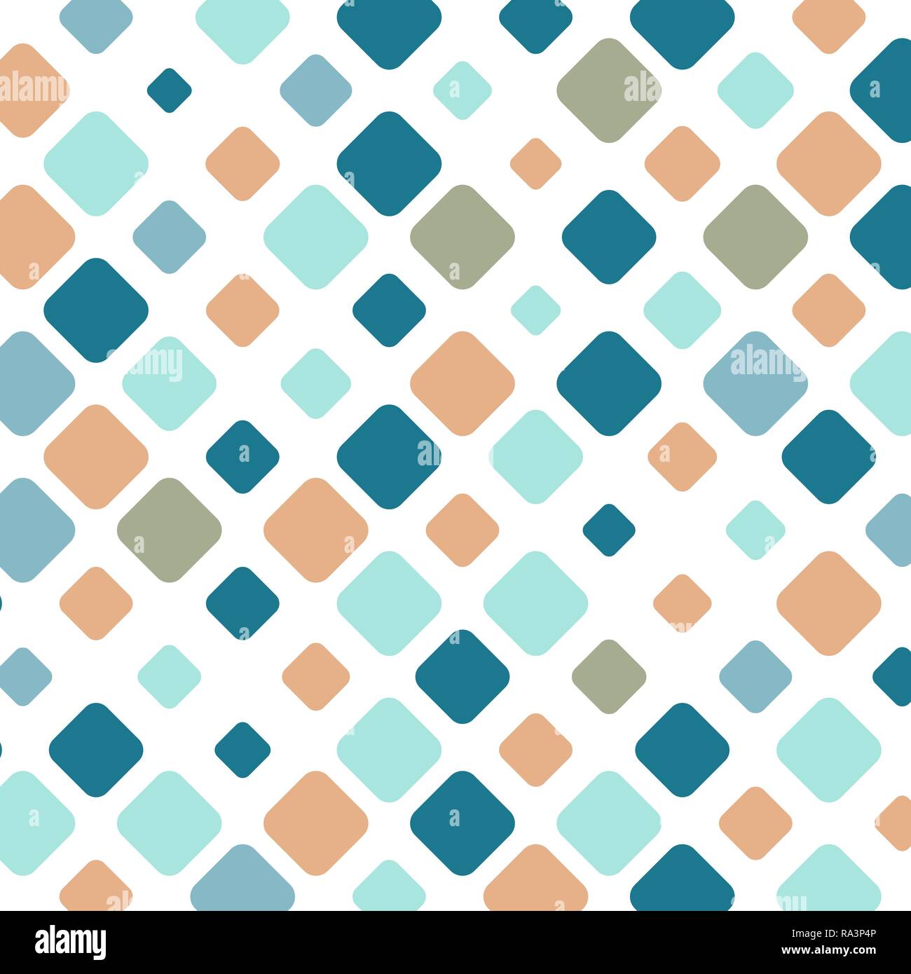 Colorful square tile mosaic background, vector illustration Stock ...