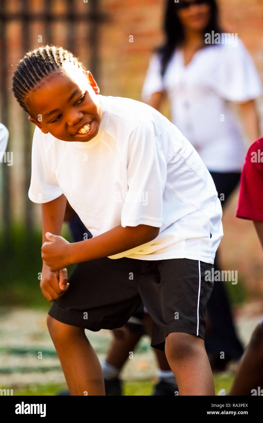 Pretoria, South Africa - August 26 2009: Diverse African Primary School ...