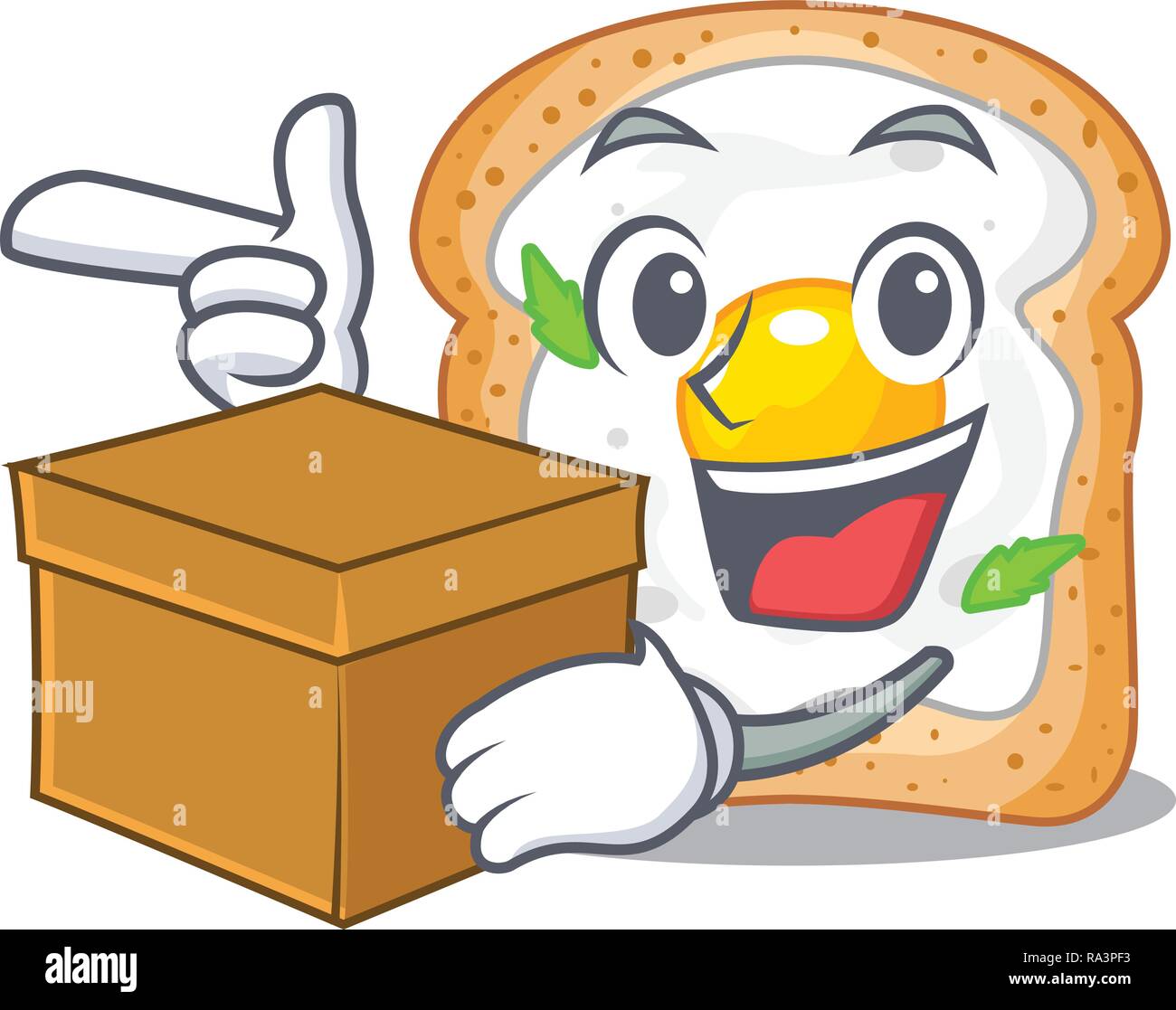 Healthy sandwich in lunch box Stock Vector Images - Alamy