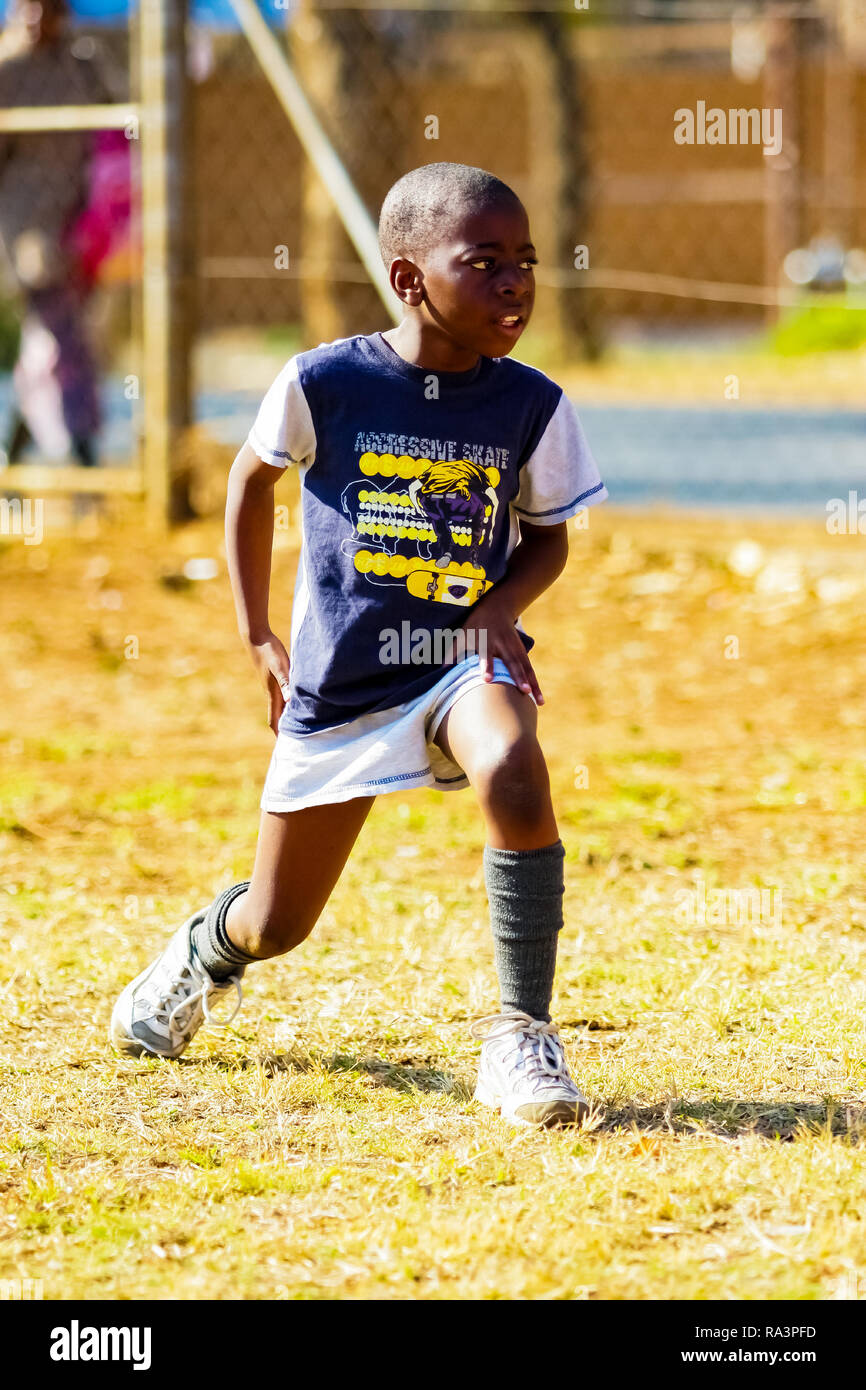 Pretoria, South Africa - August 26 2009: Diverse African Primary School ...