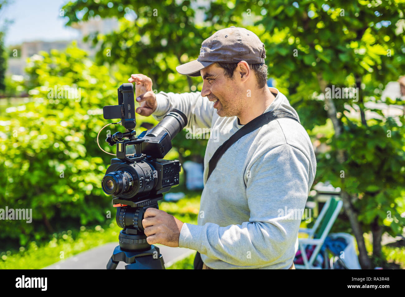 Film Set Crew Director High Resolution Stock Photography and Images - Alamy