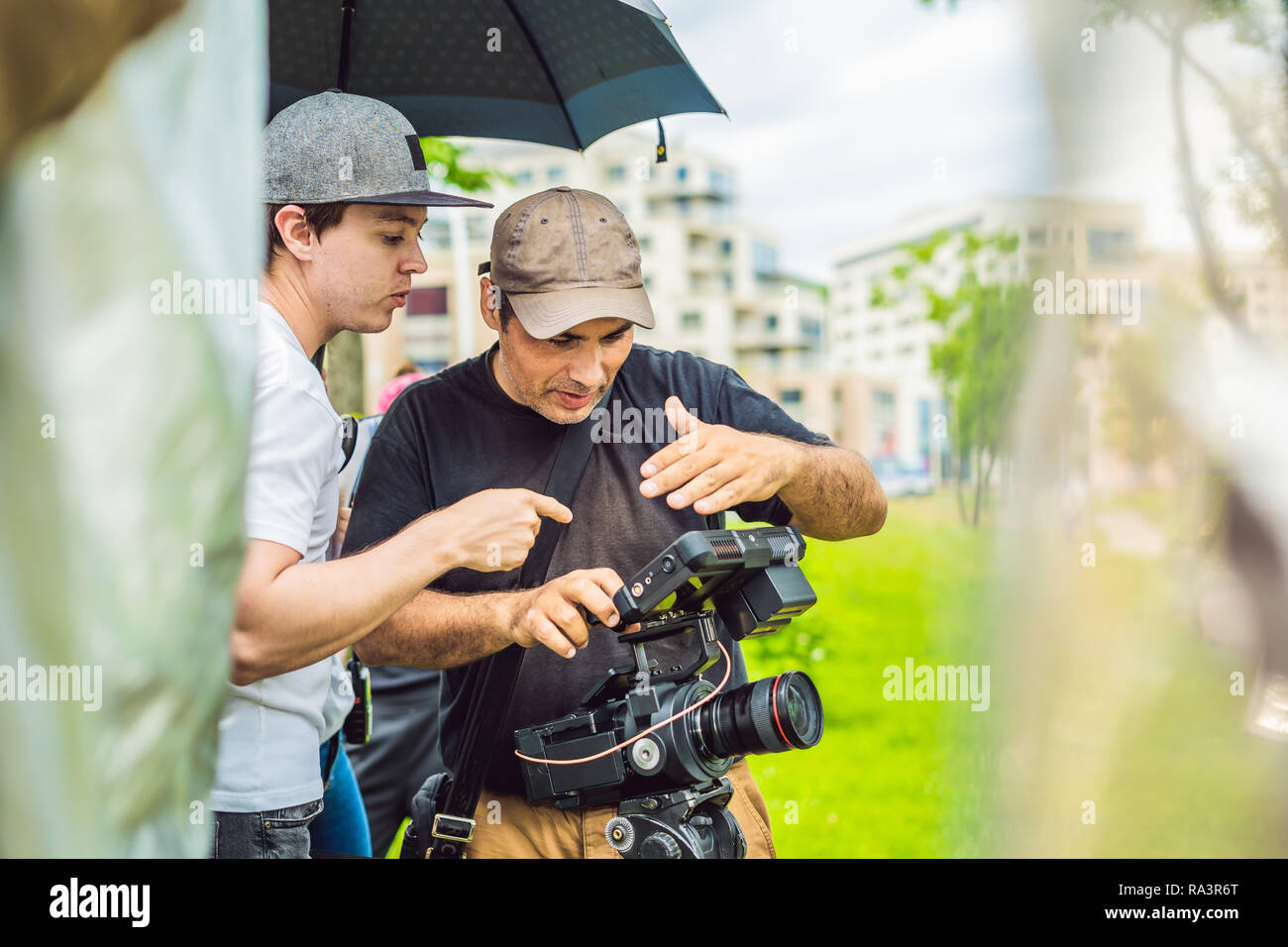 Digital Video Camera Gimbal Stabilization. DSLR Videography Equipment ...