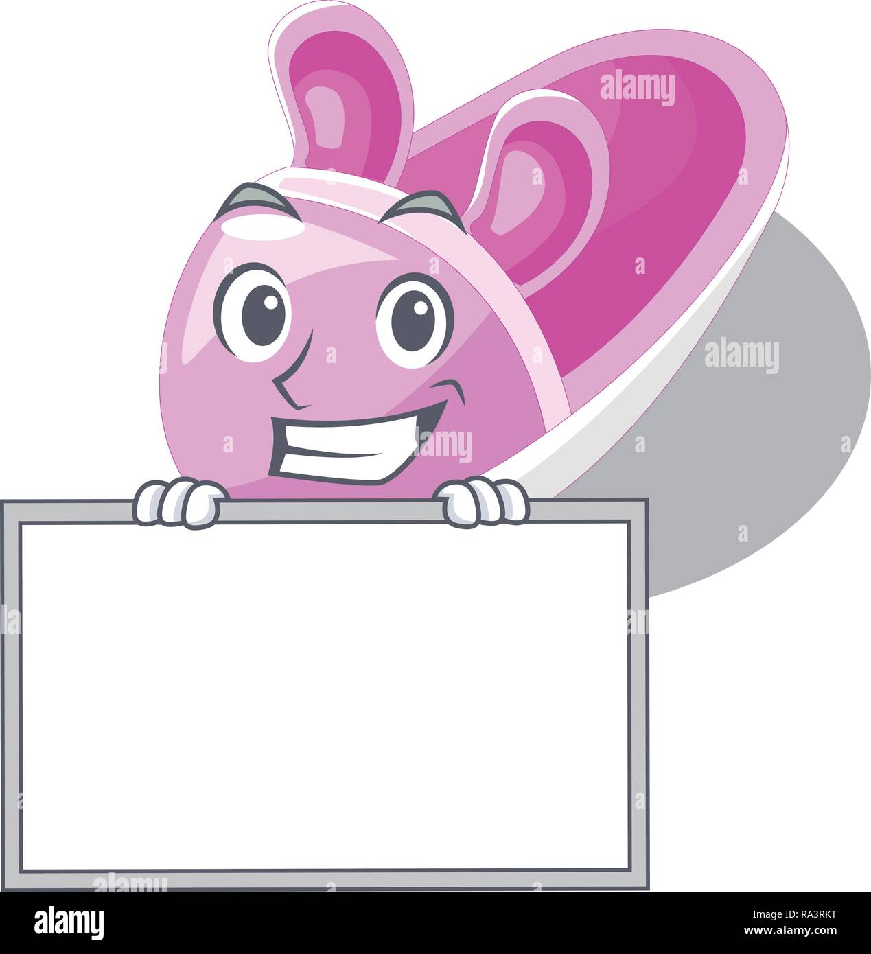 Grinning with board shoes baby in the shape cartoon Stock Vector Image ...