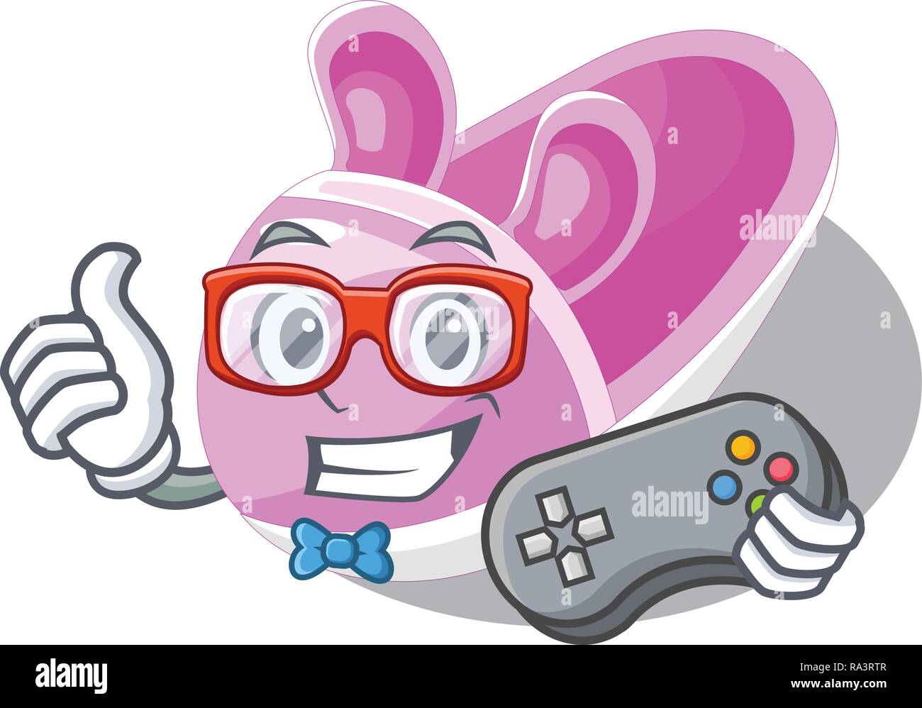 Gamer cute baby shoes in shape cartoon Stock Vector Image & Art - Alamy