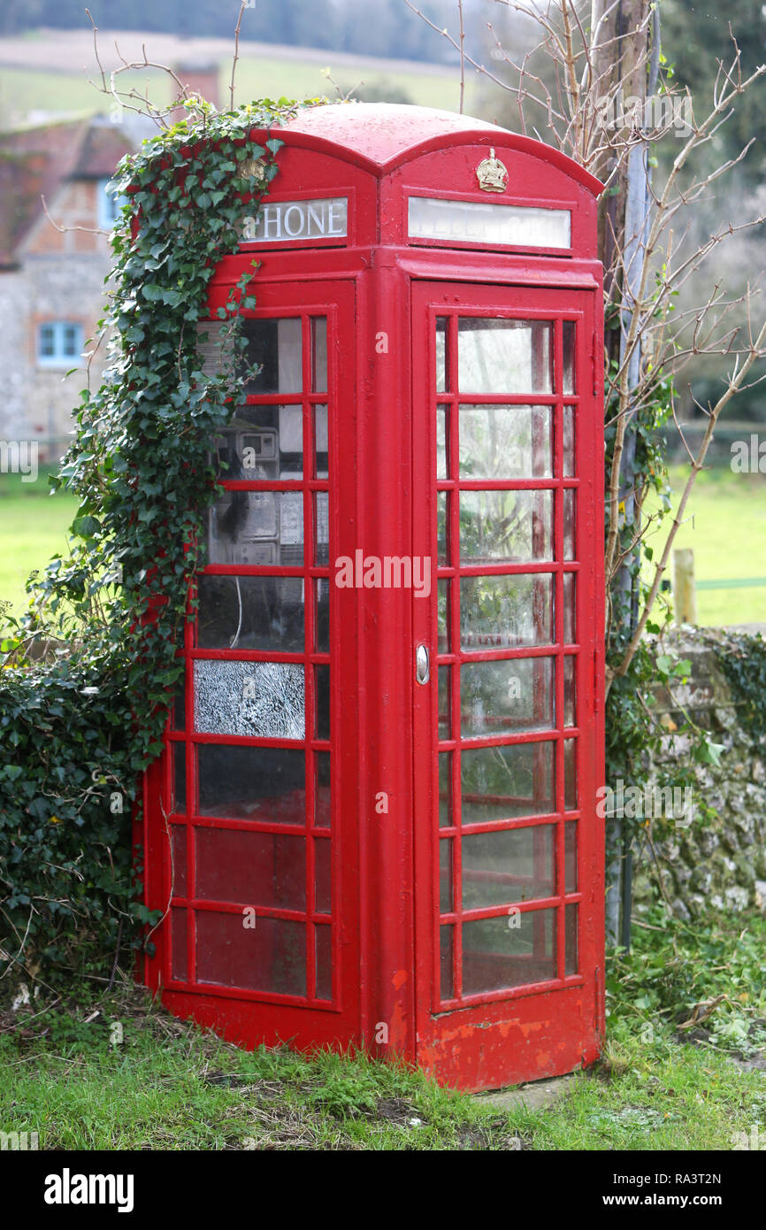 Public telephone box with library hi-res stock photography and images ...