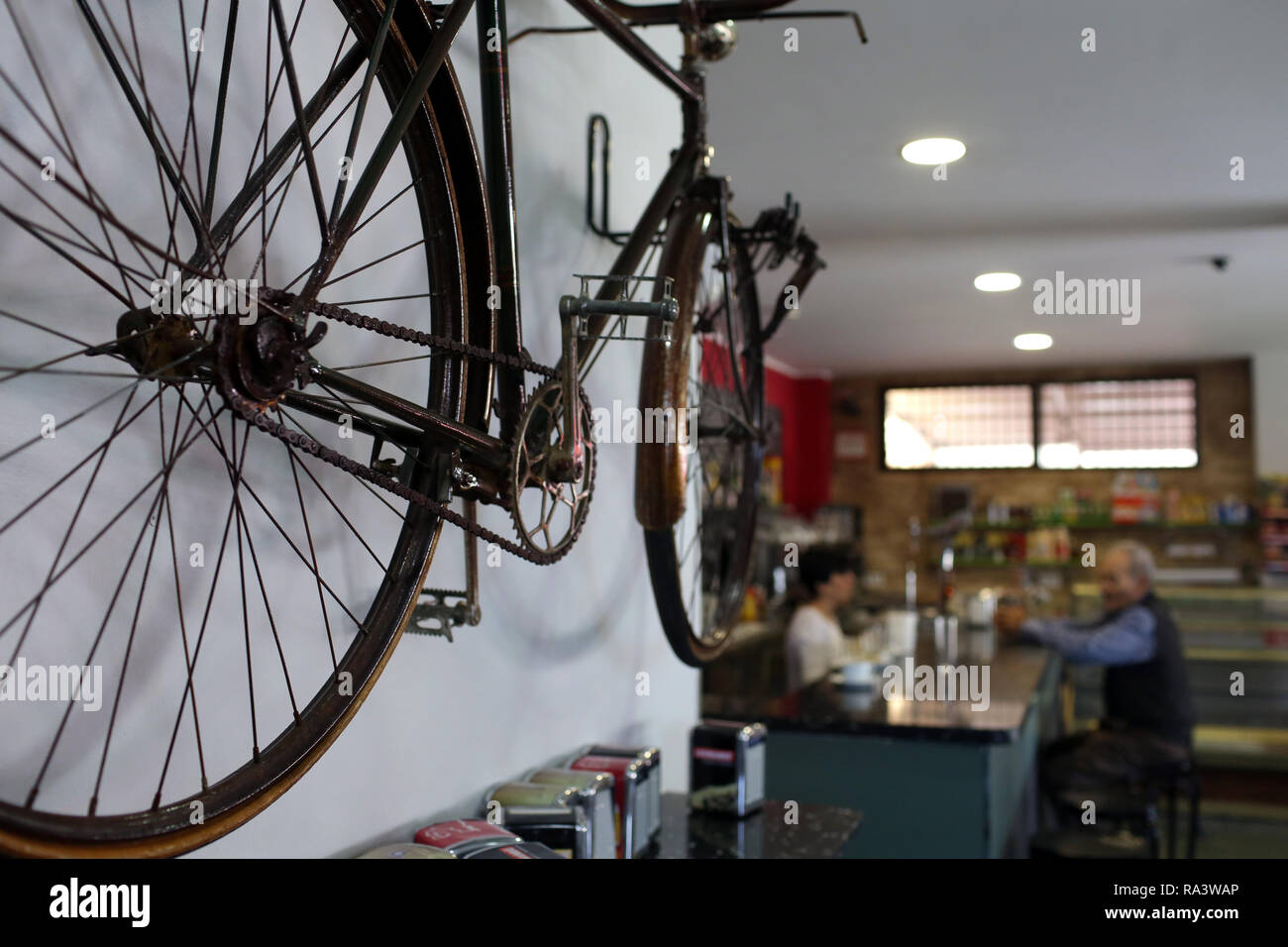 Cafe interior Spain Andalusia Stock Photo - Alamy