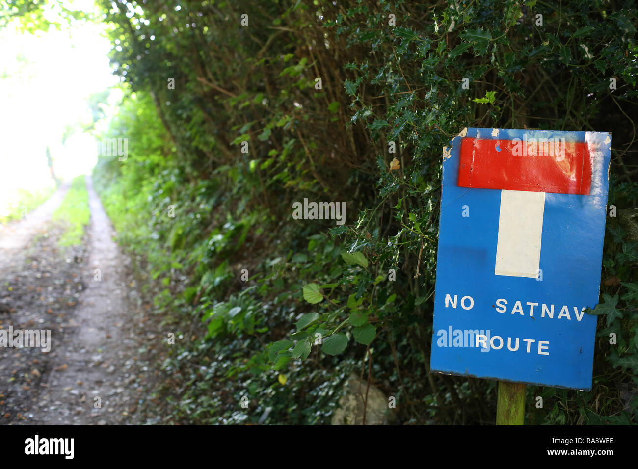 T junction warning sign Stock Photo - Alamy