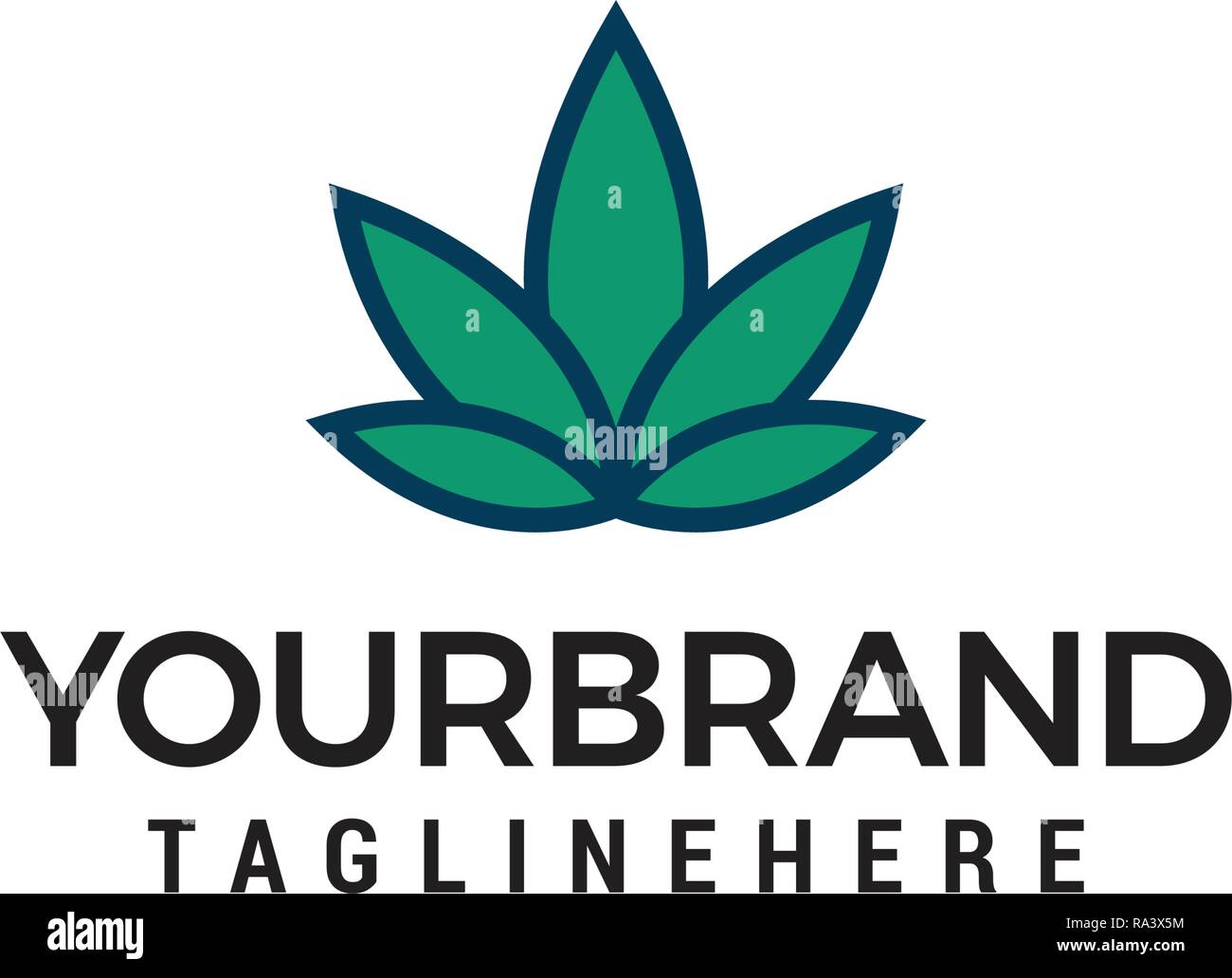 Linear logo vector vectors hi-res stock photography and images - Alamy