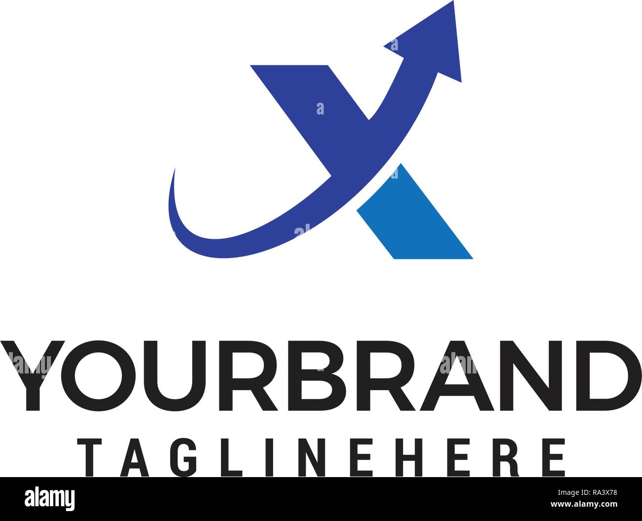 Technology x arrow Stock Vector Images - Alamy