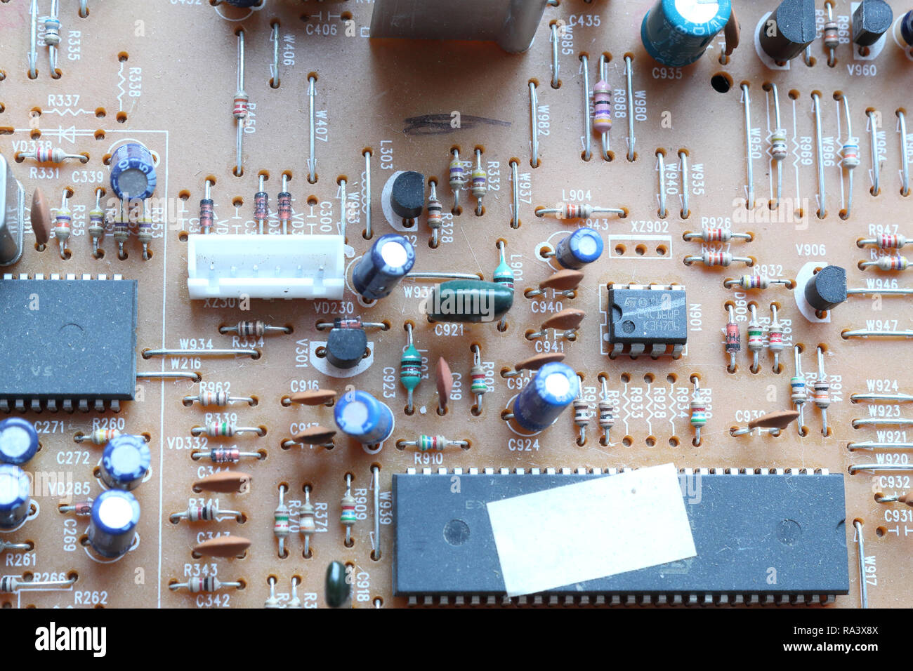 Through hole circuit board hi-res stock photography and images - Alamy