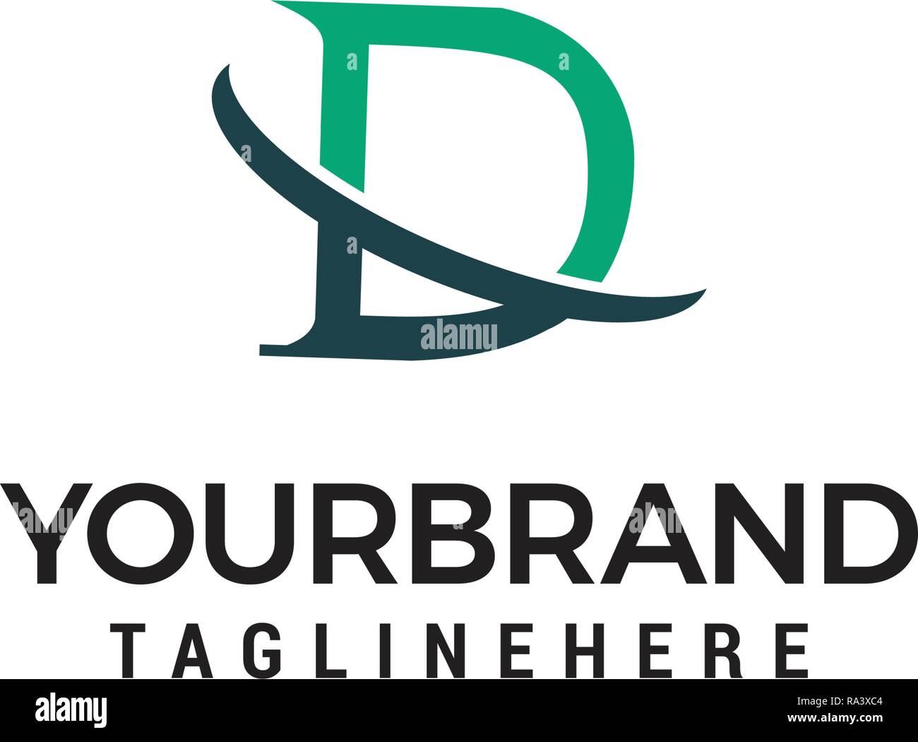 Letter d d Stock Vector Images - Alamy