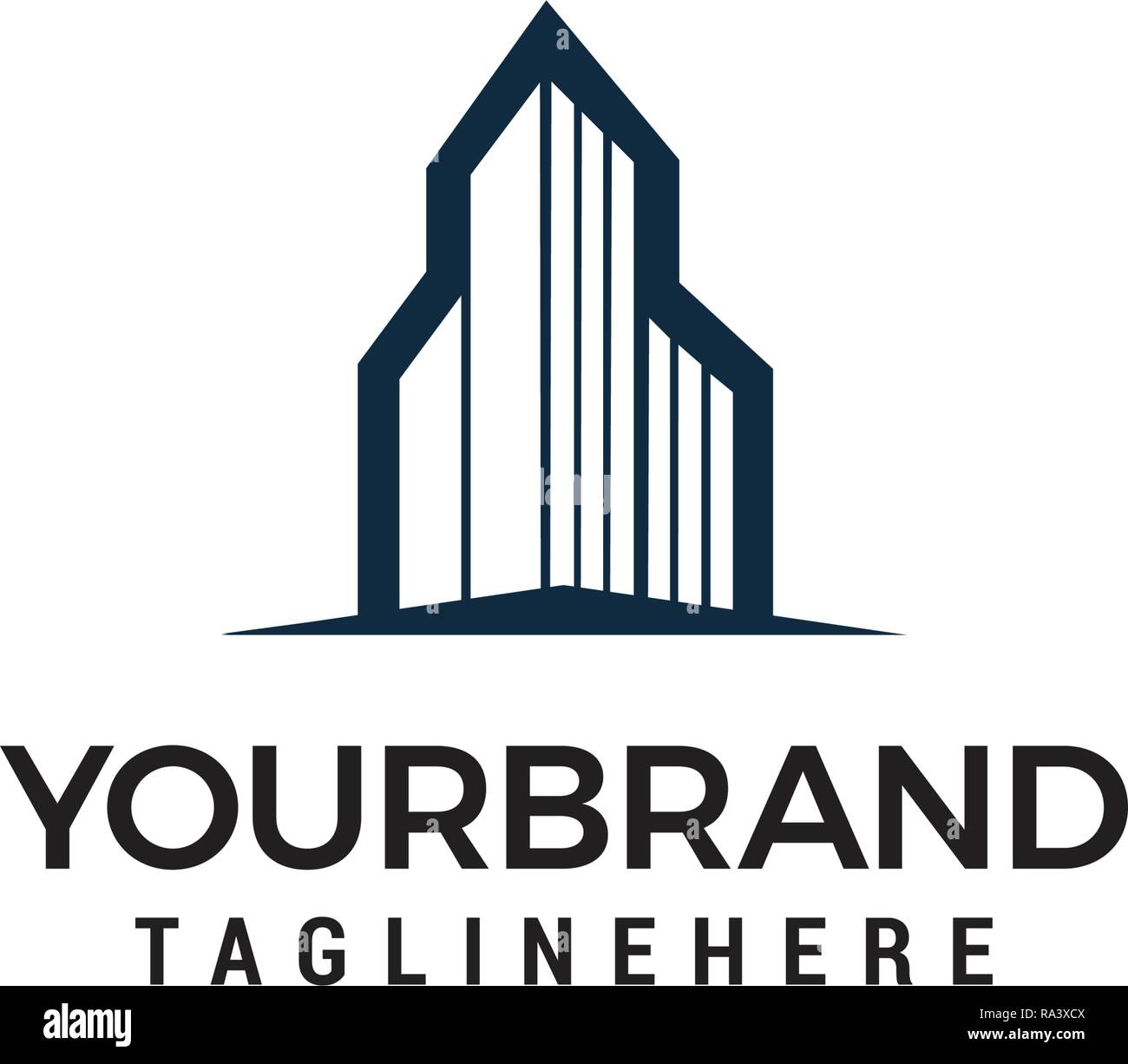 Building exterior design Stock Vector Images - Alamy