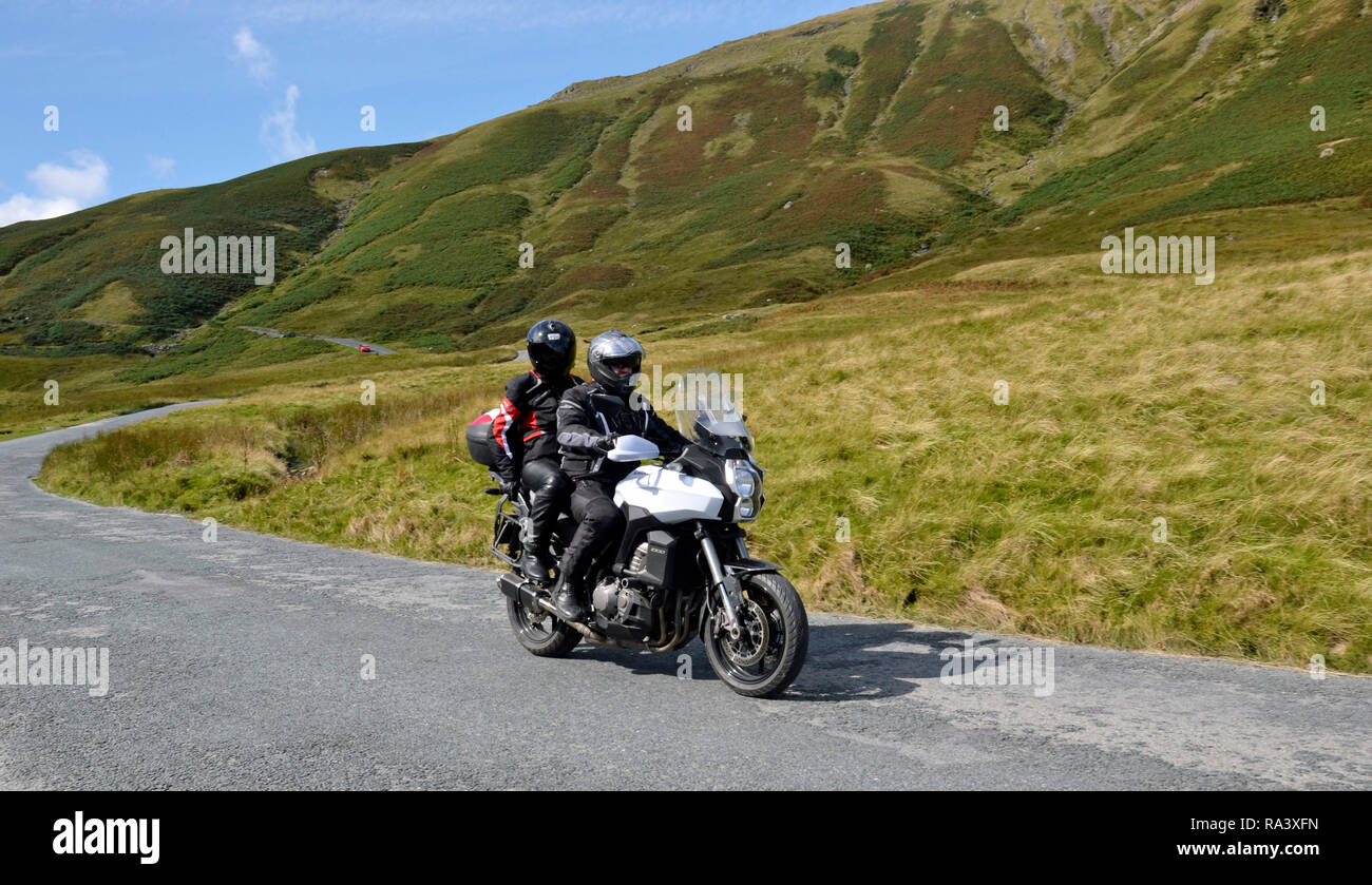Motorcycle riding hills hi-res stock photography and images - Alamy