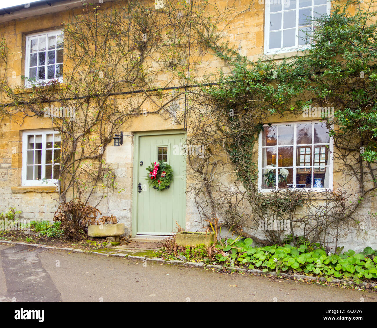 The English Cotswold village of Blockley Blockley. Gloucestershire ...
