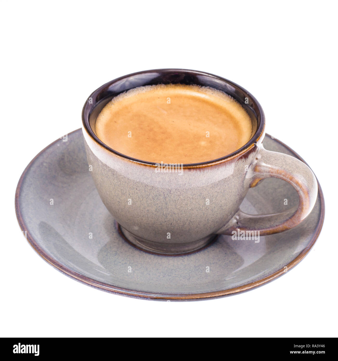Espresso coffee cup. Studio Photo Stock Photo - Alamy