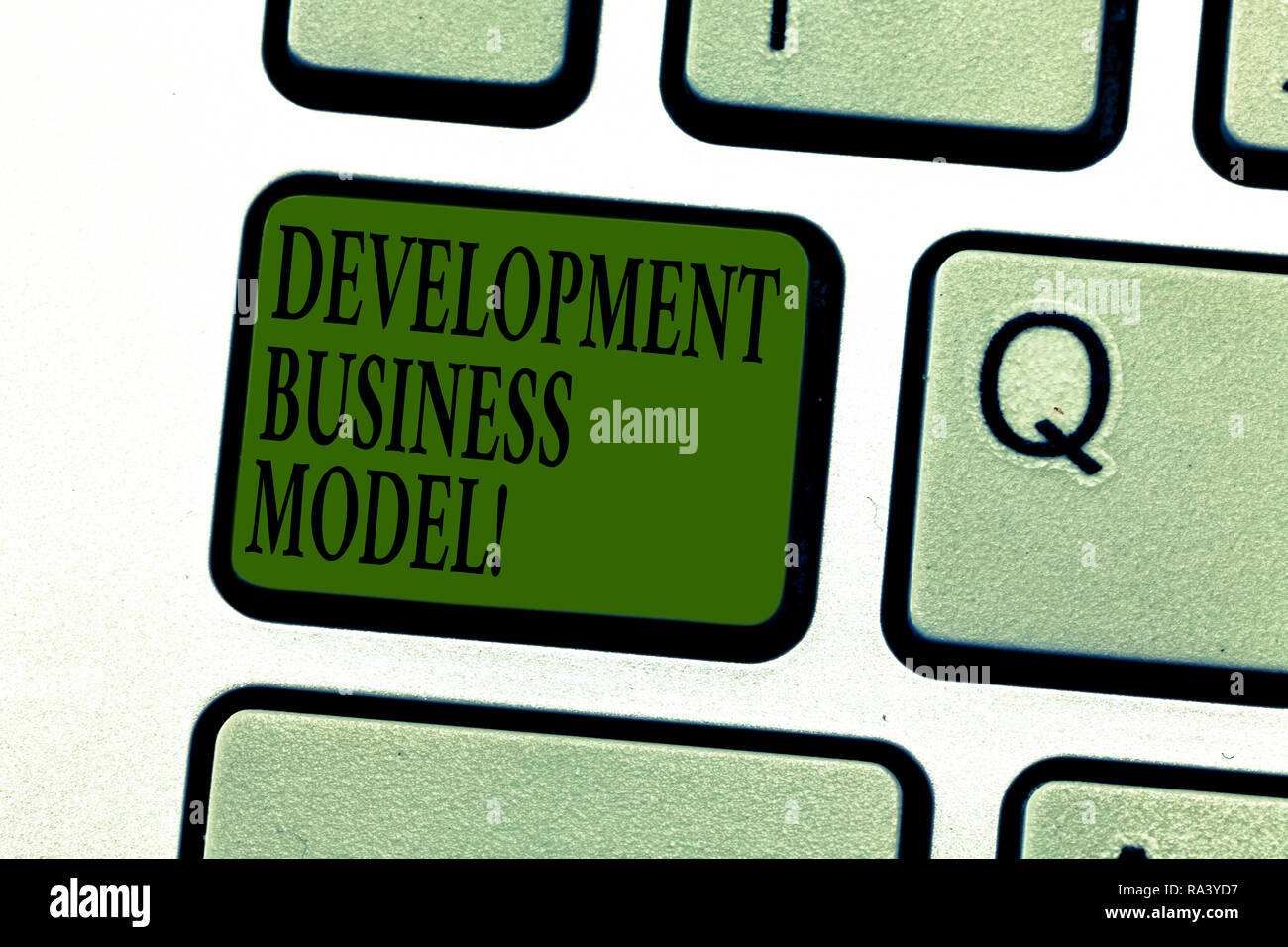 Word writing text Development Business Model. Business concept for ...