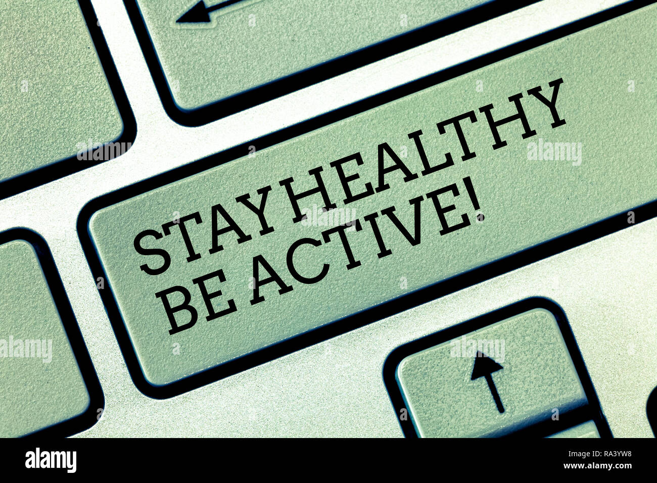 Writing note showing Stay Healthy Be Active. Business photo showcasing ...