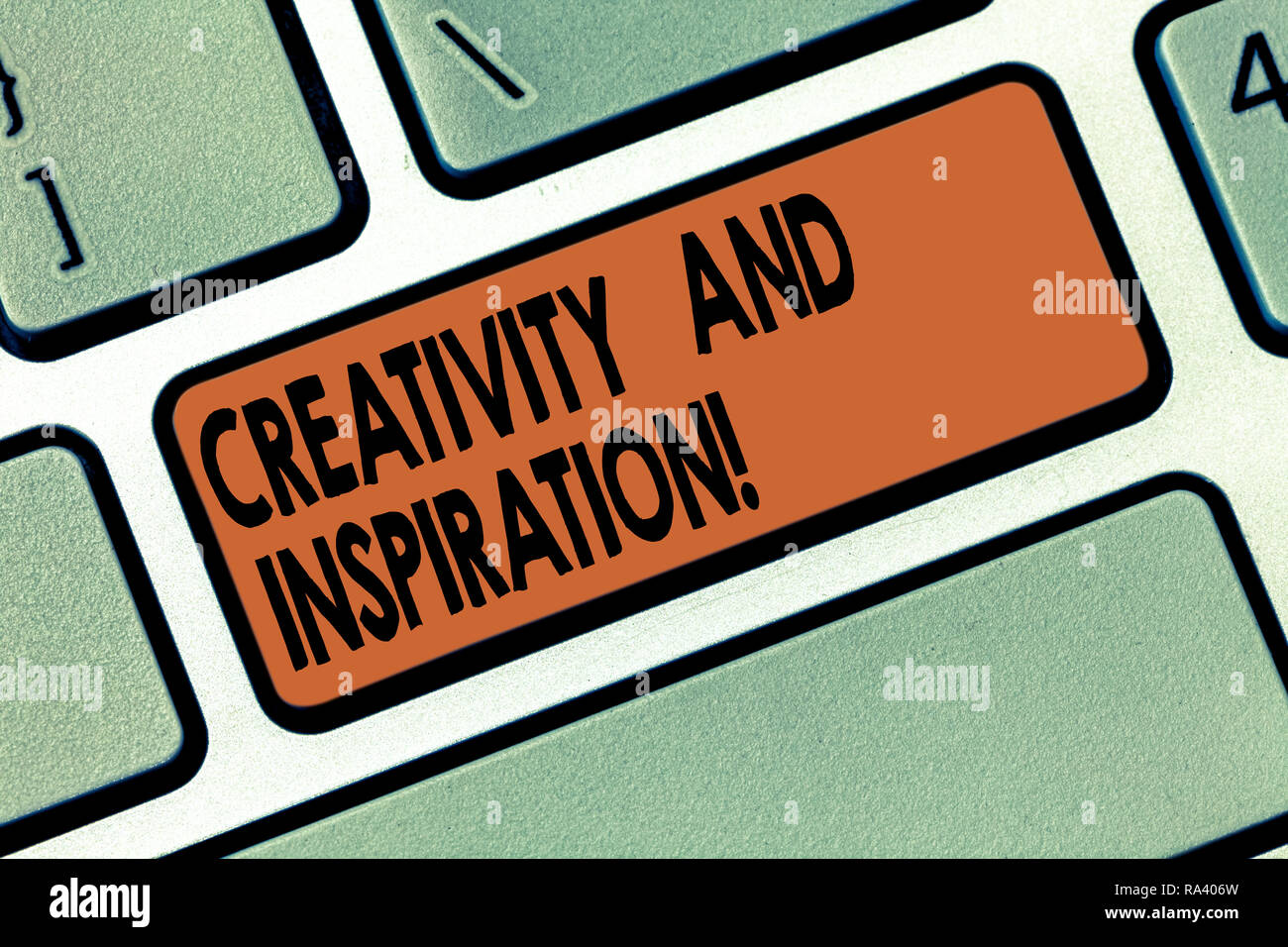Handwriting text writing Creativity And Inspiration. Concept meaning ...