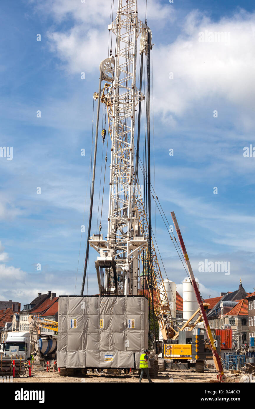 Construction site Copenhagen Denmark Stock Photo - Alamy