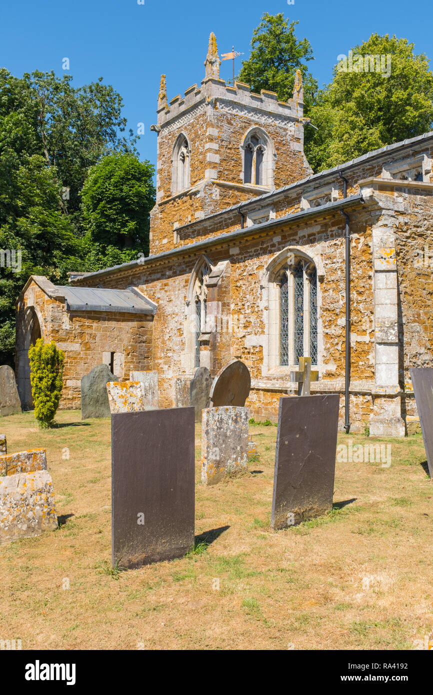 St. Denys parish church in the picturesque village of Goadby Marwood ...