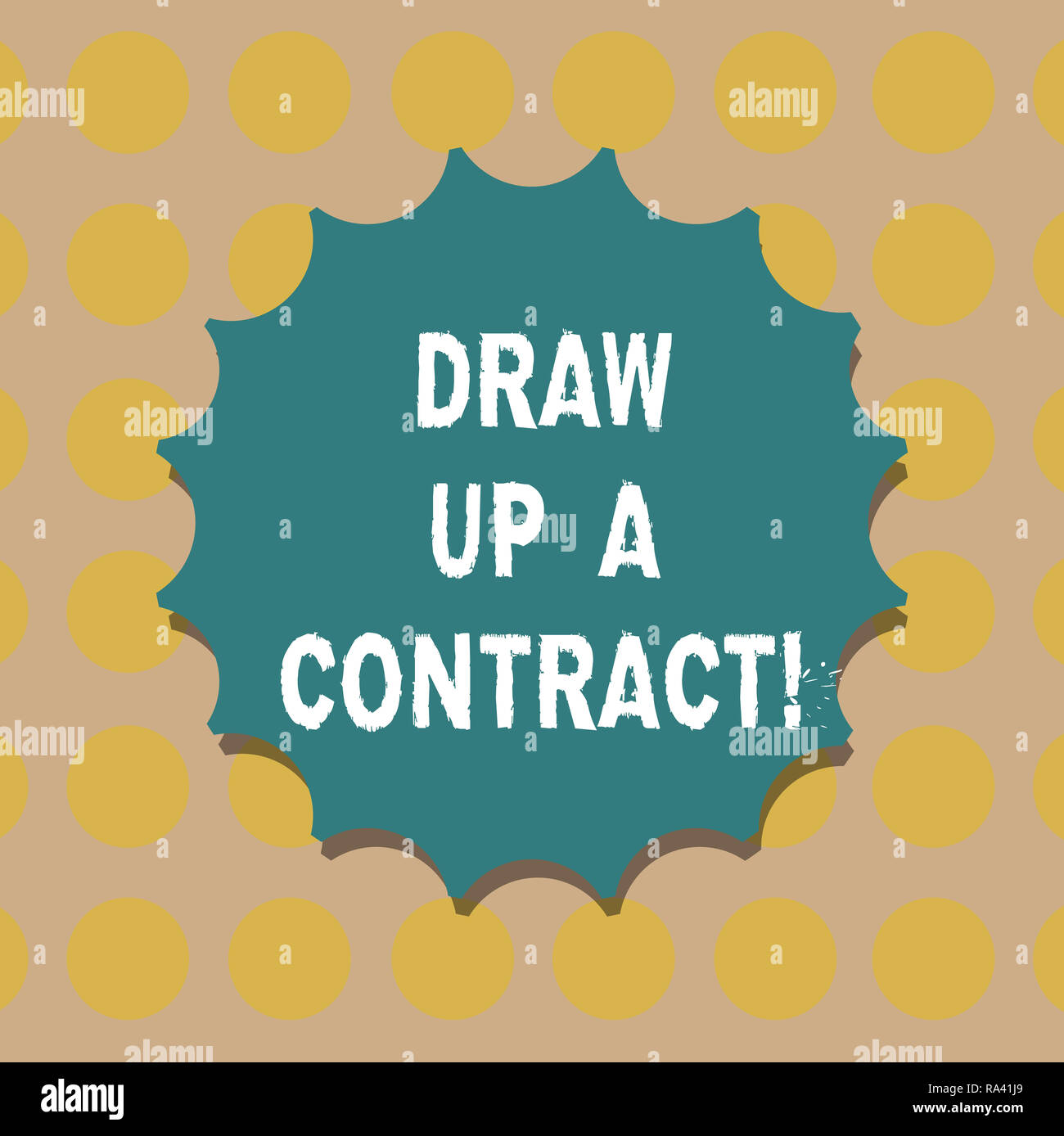 Draw Up A Contract High Resolution Stock Photography and Images - Alamy
