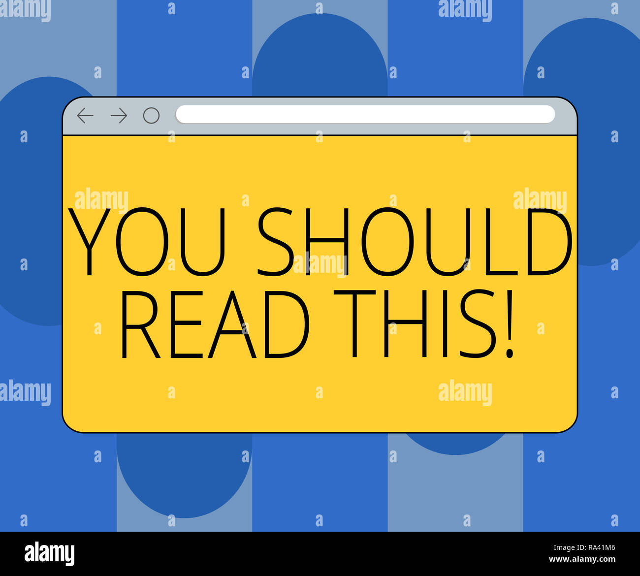 Handwriting text You Should Read This. Concept meaning Recommendation ...